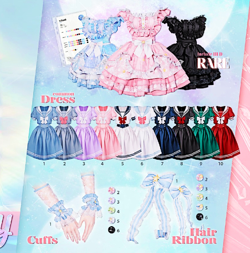 Second Life Marketplace - [V.C.LAB] Chemistry GACHA. dress 03 (maitreya ...